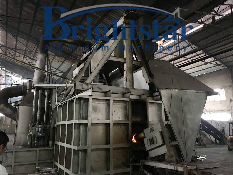 10T double chamber melting furnace – Aluminum Equipment Total Solution ...